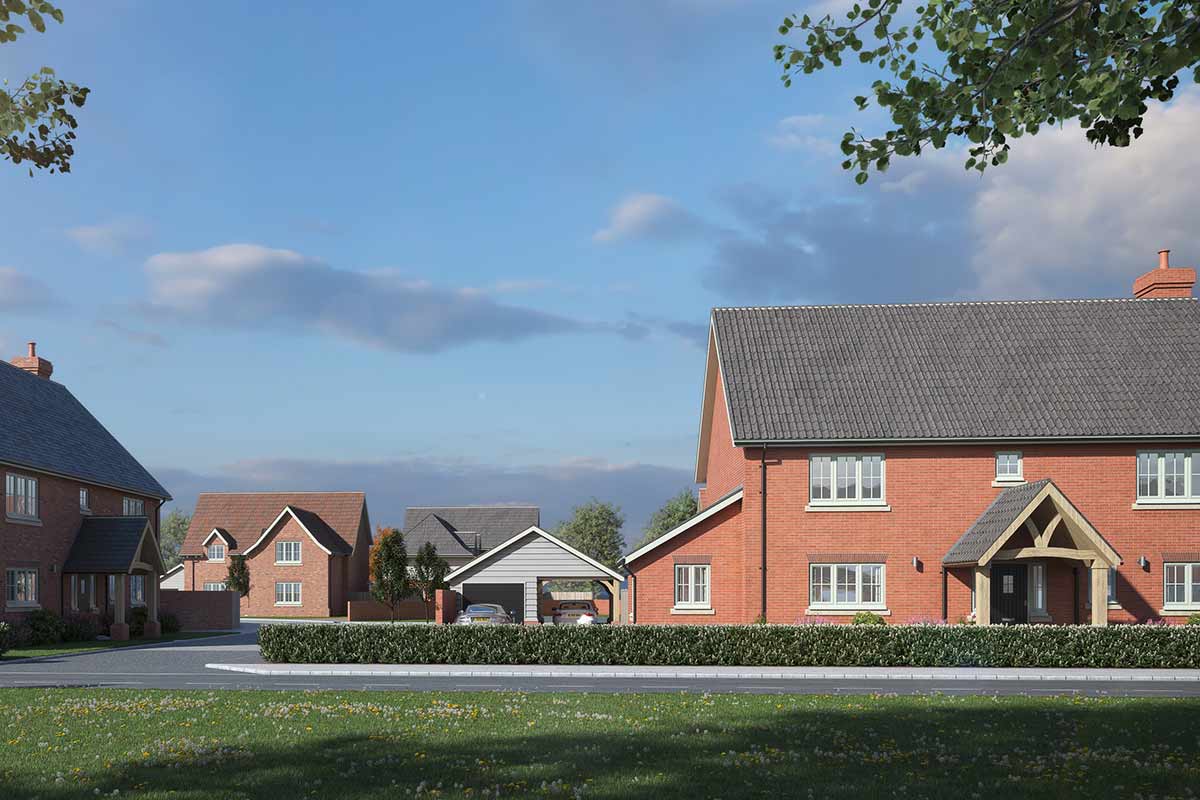 Old Coopers Yard, Long Stratton - New Homes - Durrants | Norfolk & Suffolk